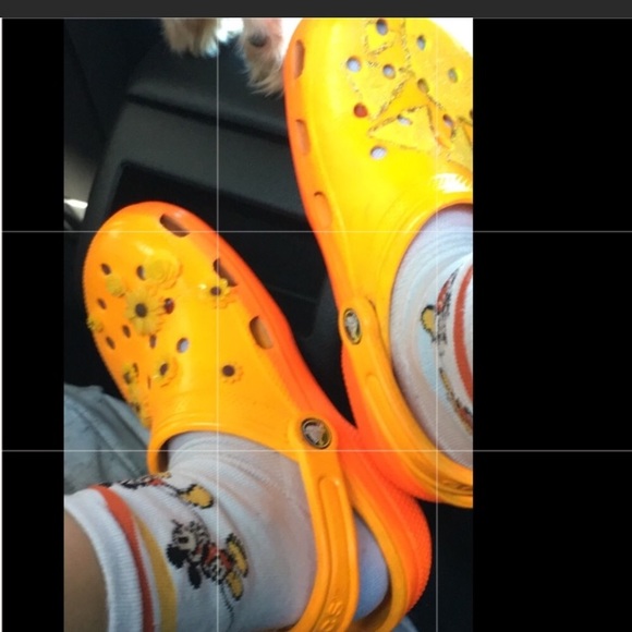 CROCS | Shoes | Custom Sunflower Crocs | Poshmark